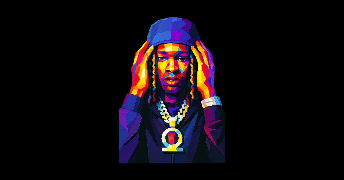 King Von Rapper Wpap Art - King Von - Sticker | TeePublic