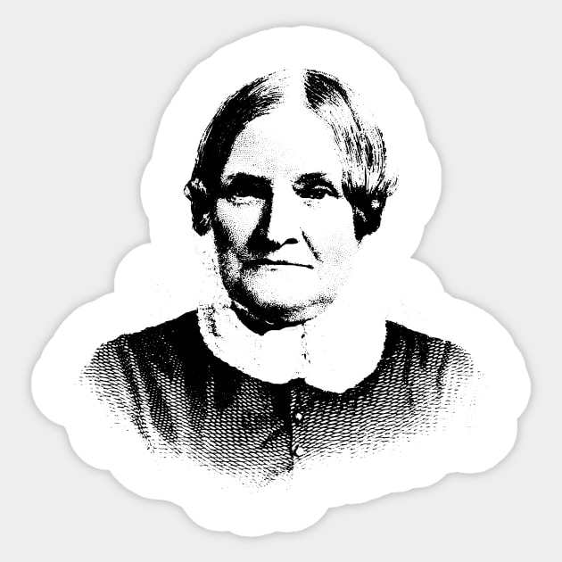 Lydia Maria Child Portrait - Lydia Maria Child - Sticker | TeePublic