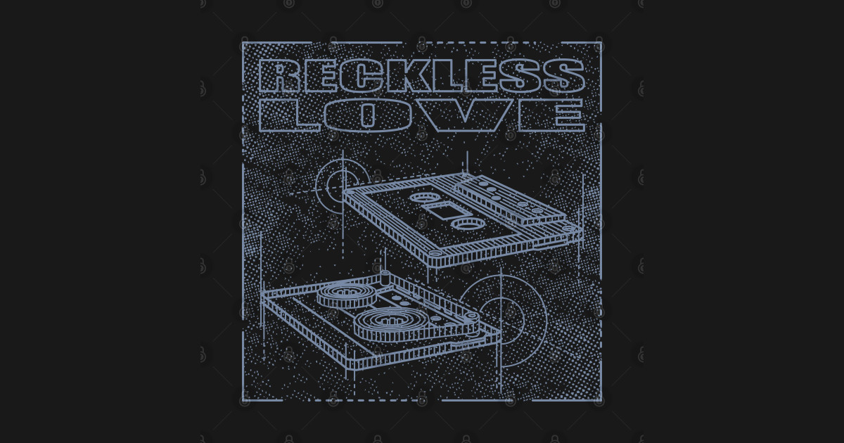 Reckless Love Technical Drawing - Musician - T-Shirt | TeePublic
