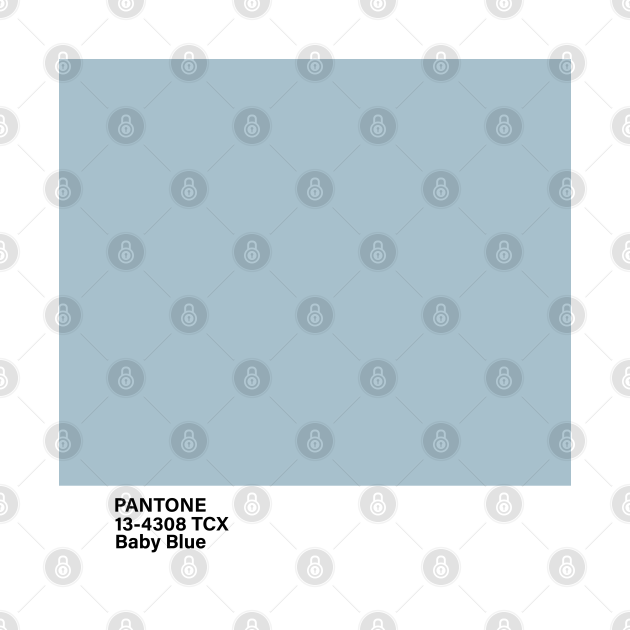 PANTONE 13-4308 TCX Baby Blue - Pantone 13 4308 Tcx Baby Blue - T-Shirt ...