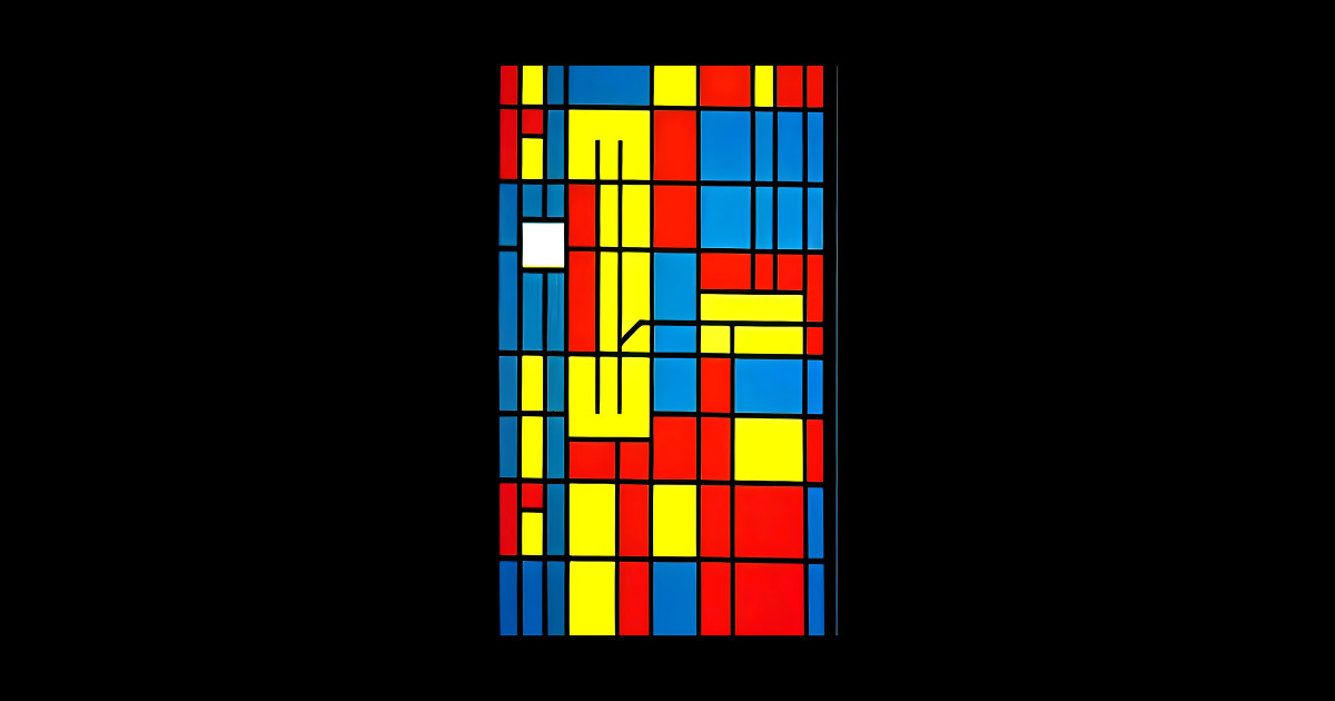 Mondrian - Piet Mondrian - Sticker | TeePublic