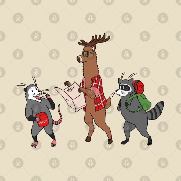 Camping Critters - Camping - T-Shirt | TeePublic