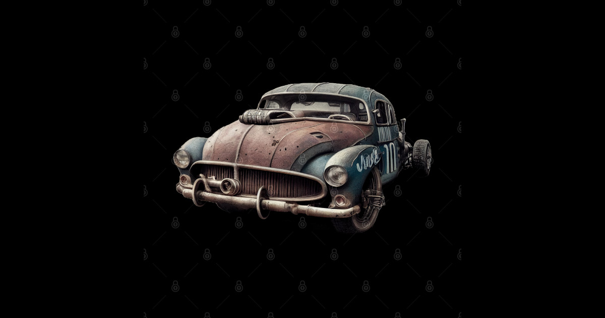 Rat rod race car 1950s - Rat Rod Race Car 1950s - Sticker | TeePublic