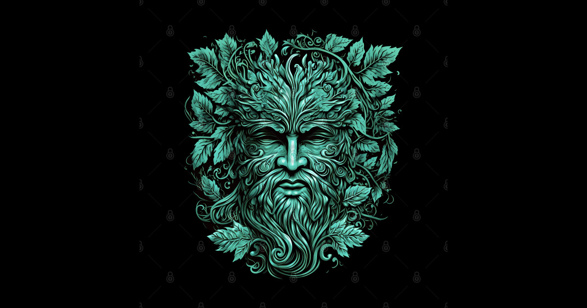 Jack Of The Wood Traditional Pagan Celtic Greenman - Traditional Celtic ...