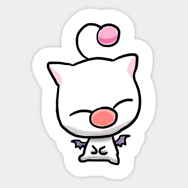 Final Fantasy Moogle - Moogle - Sticker | TeePublic