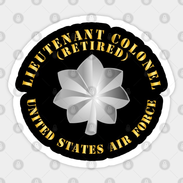 USAF - Lieutenant Colonel - Retired - Usaf Lieutenant Colonel Retired ...