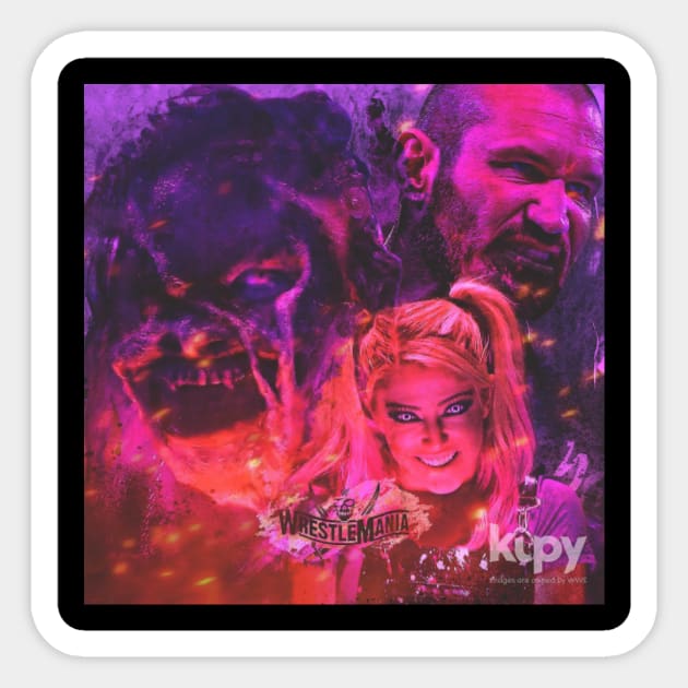 The Fiend Vs. Randy Orton - The Fiend - Sticker | TeePublic