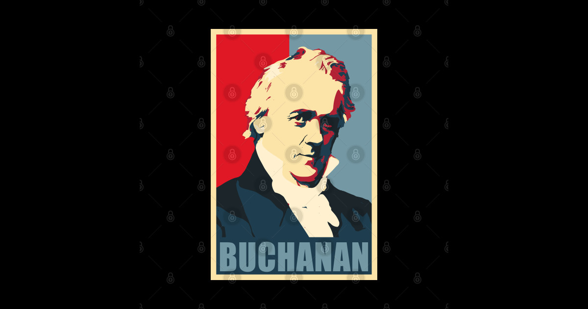 President James Buchanan - President - Sticker | TeePublic