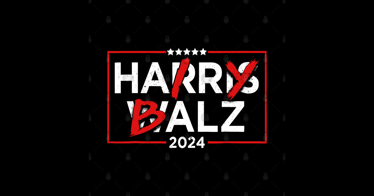 Funny Harris Walz 24 Hairy Balz 2024 Meme Democratics Vote - Harry Balz ...