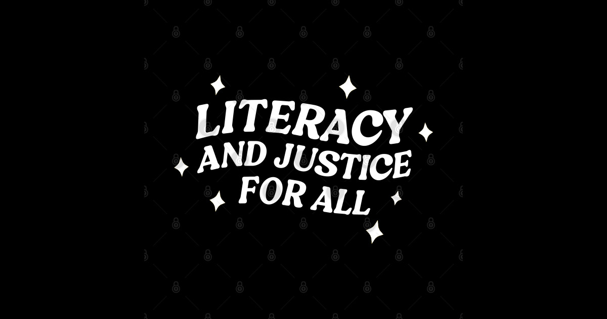 literacy and justice for all - Literacy And Justice For All - Sticker ...