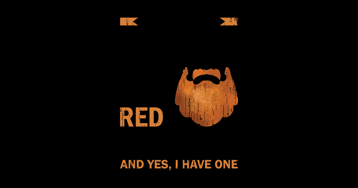 Red Beard - Ginger Beard - Posters and Art Prints | TeePublic