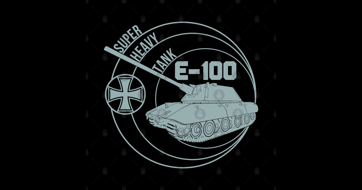 German E-100 tank - World Of Tanks - Sticker | TeePublic