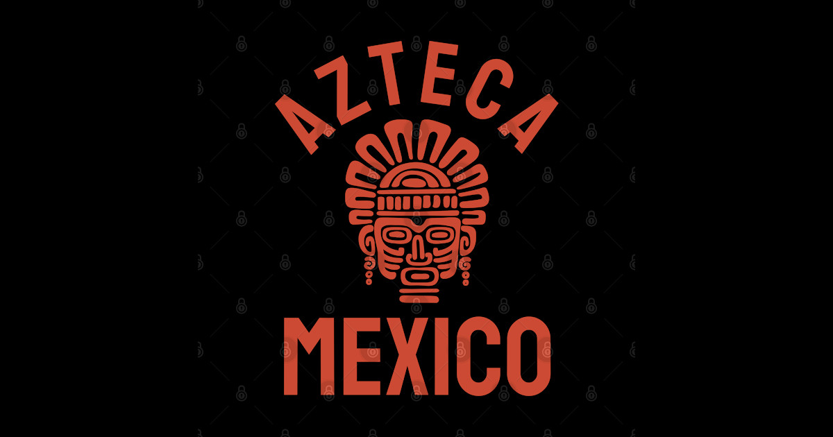 Azteca Mexico Mask - Mexico - Sticker | TeePublic