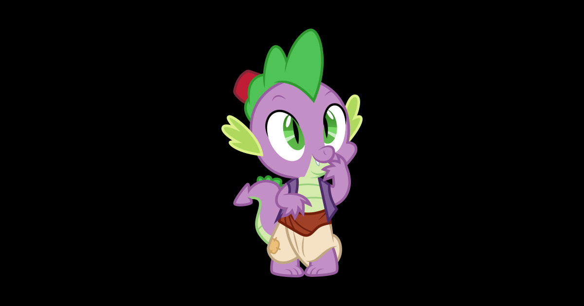 Spike as Aladdin - My Little Pony - Sticker | TeePublic