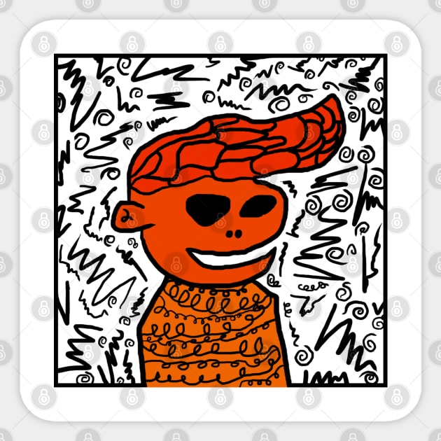 Blacked Out - Character - Sticker | TeePublic