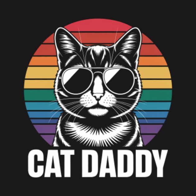 Cat Daddy Best Cat Dad Ever Men Fathers Day - Cat Daddy Best Cat Dad ...