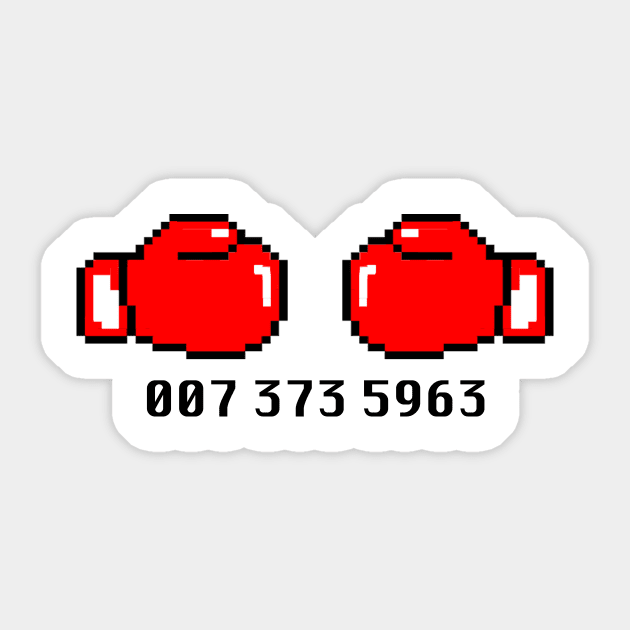 Punch-Out! Tyson Code - Mike Tyson Punch Out - Sticker | TeePublic