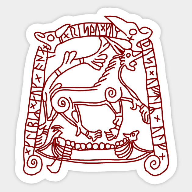 Tullstorp Runestone Viking Age Art (Tullstorpstenen) - Runestone ...