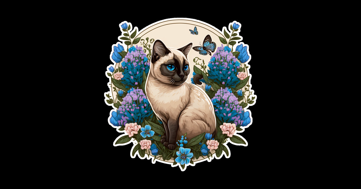 Siamese cat - Siamese Cat - Posters and Art Prints | TeePublic