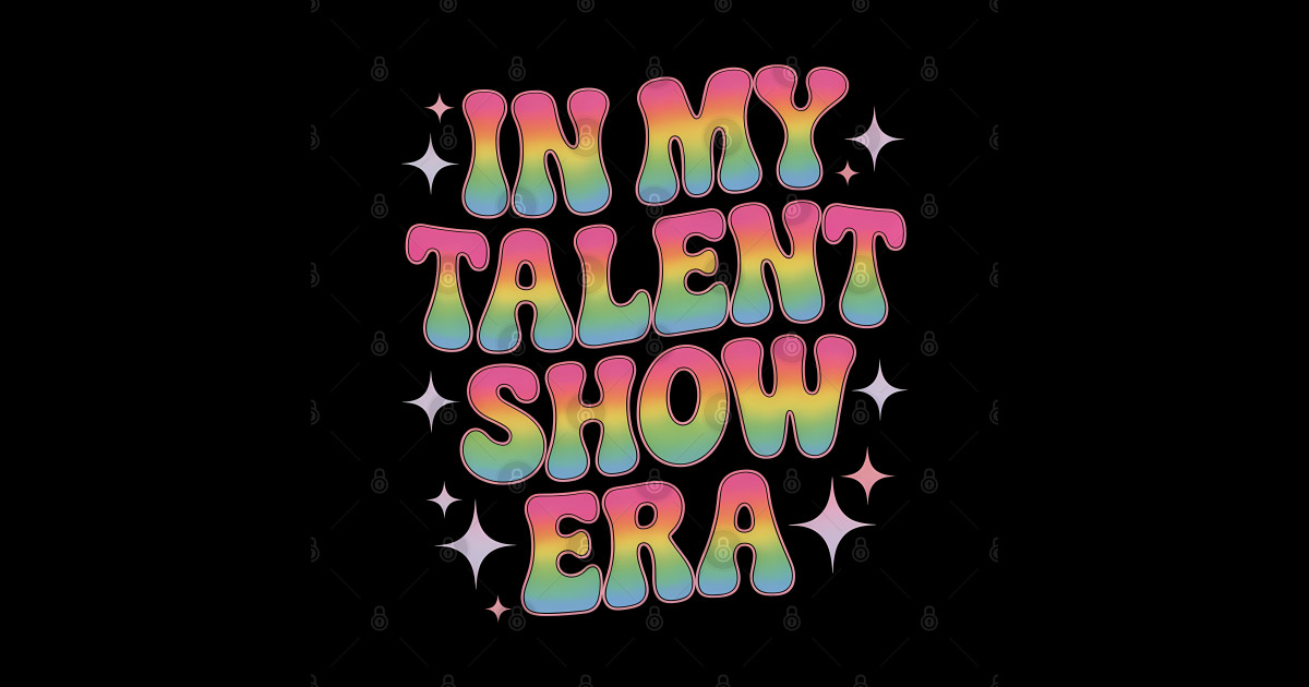 Retro Talent Show Era - Vibrant Performance Celebration - In My Talent ...