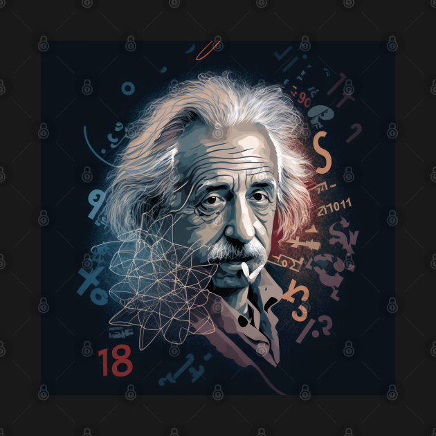 Albert Einstein E=mc2 design, - Albert Einstein - T-Shirt | TeePublic