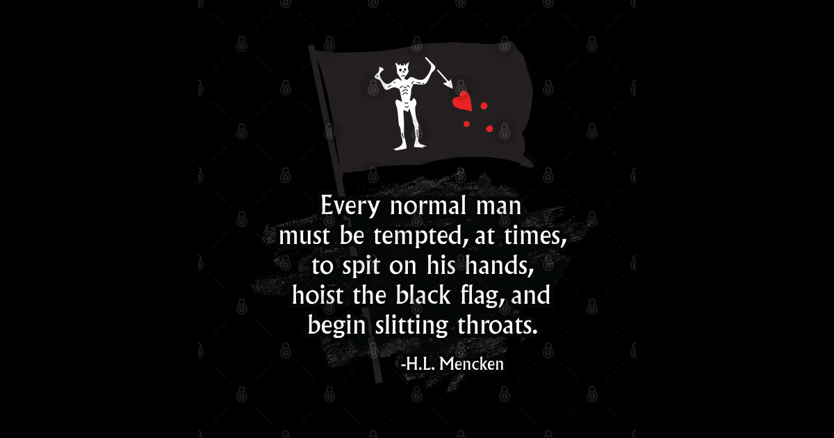 Hoist the black flag - Blackbeard Pirates - Sticker | TeePublic