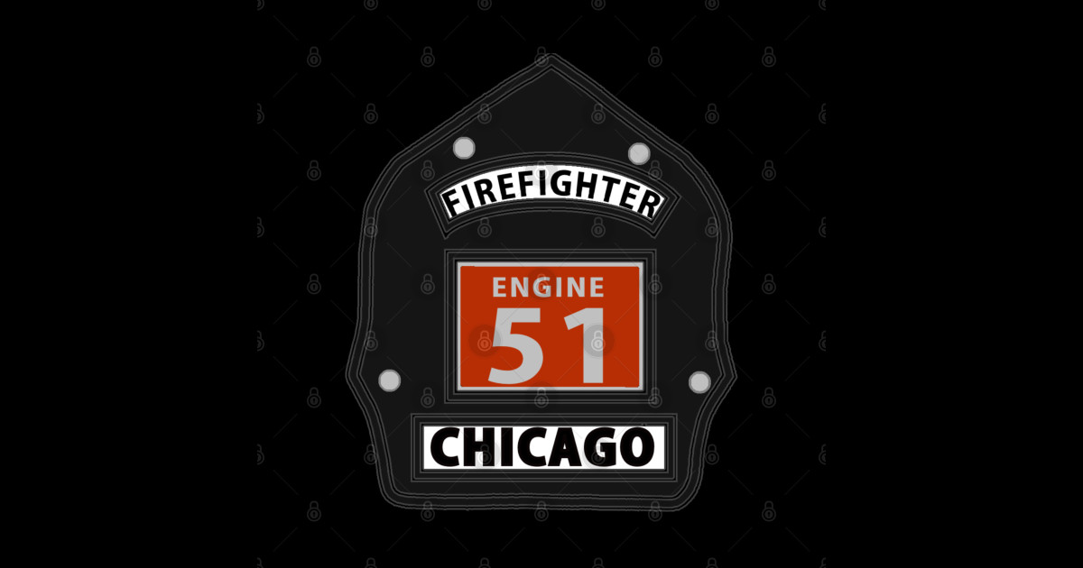 Chicago Fire Engine 51 Helmet Shield - Chicago Fire - Mug | TeePublic