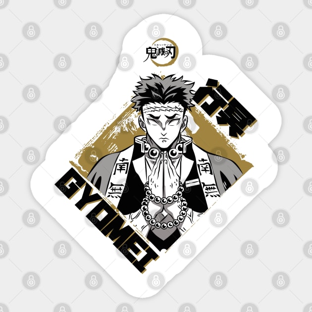 DEMON SLAYER: GYOMEI HIMEJIMA - Demon Slayer - Sticker | TeePublic