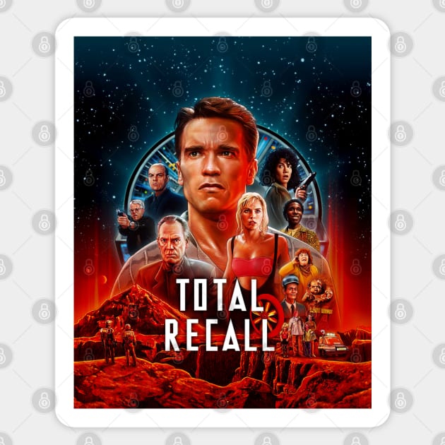 Total Recall 30th Anniversary - Total Recall - Sticker | TeePublic