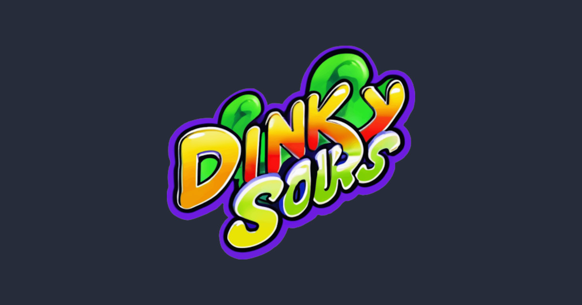 OG Dinky Logo Center Chest - Dinky Sours - T-Shirt | TeePublic