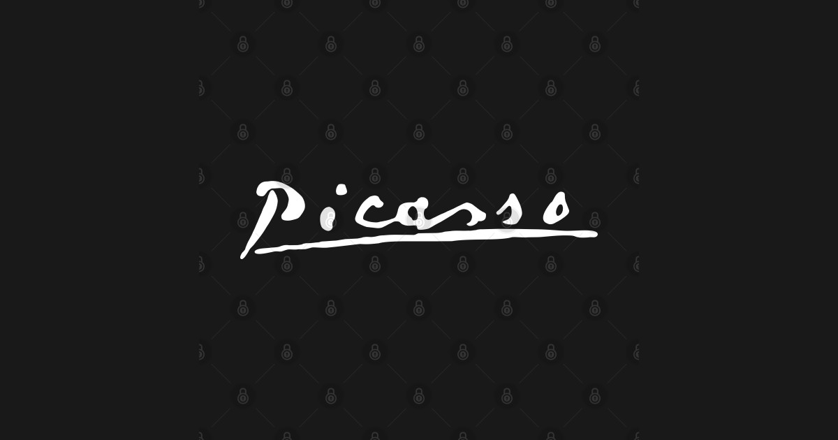 Picasso Signature - Picasso Signature - Hoodie | TeePublic
