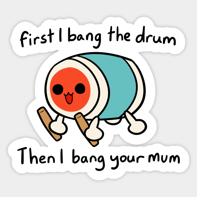 don chan - Taiko No Tatsujin - Sticker | TeePublic