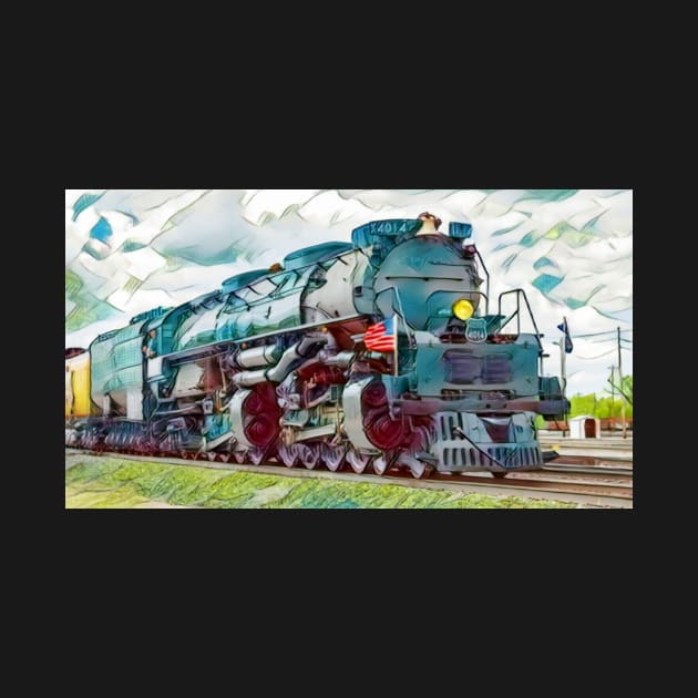 Union Pacific Big Boy 4014 Steam Train - Union Pacific - T-Shirt ...
