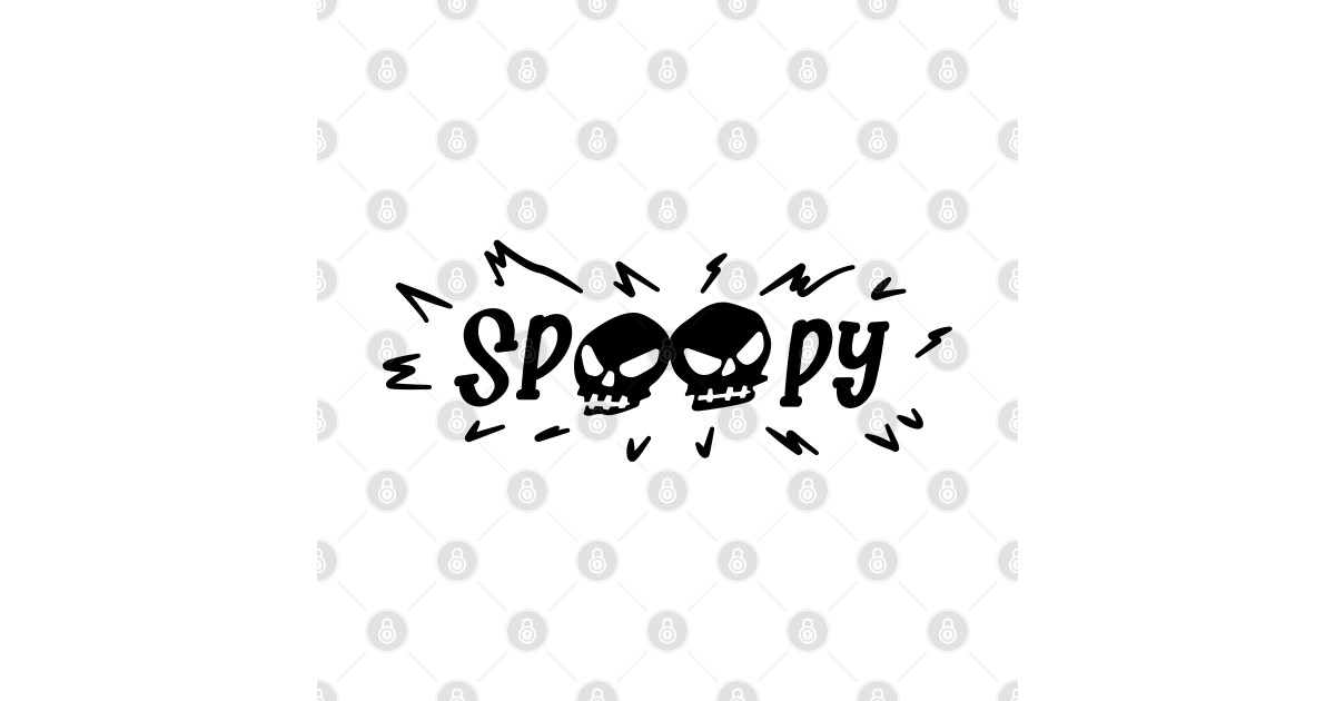 Spoopy Cute Skull - Spoopy Cute Skull - T-Shirt | TeePublic