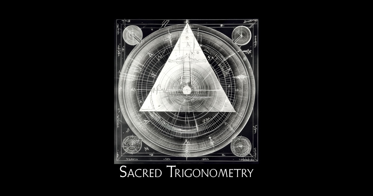 Sacred Trigonometry - Esoteric - Sticker | TeePublic