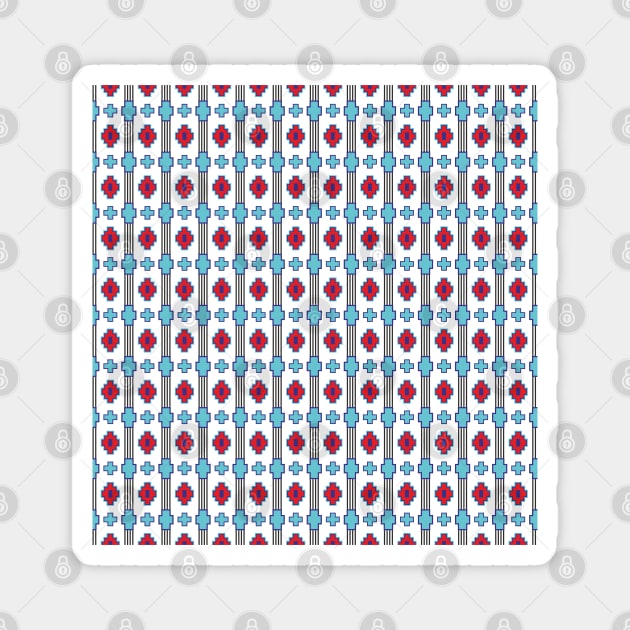Geomtric pattern - Geometric - Magnet | TeePublic