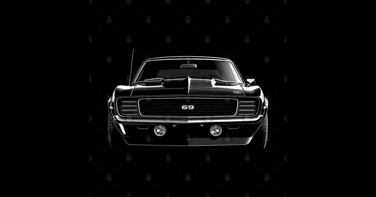 69 Camaro Restomod - 1969 Camaro - Sticker | TeePublic