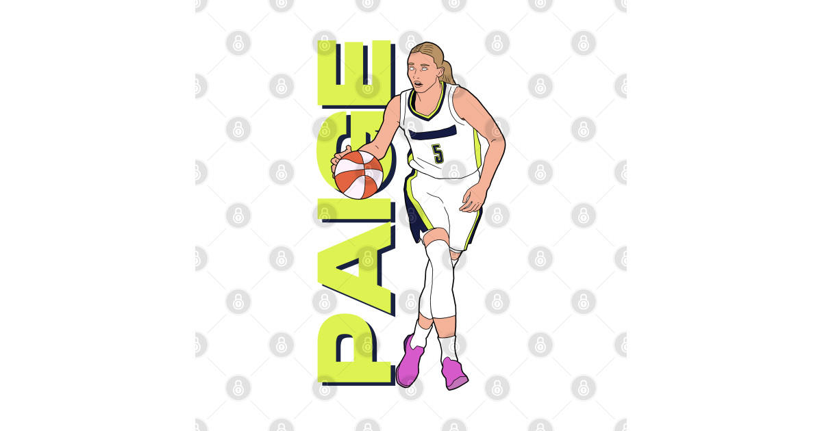 Paige Bueckers Cartoon Name - Wnba Basketball - T-Shirt | TeePublic