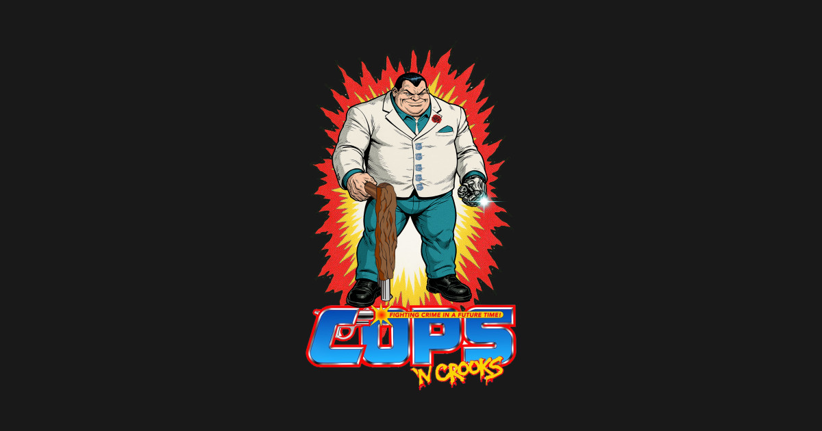 The Big Boss - Cops Cartoon - T-Shirt | TeePublic