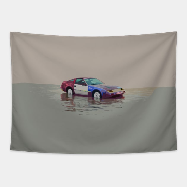 Hi This Is Flume Aesthetic Car - Flume - Tapestry | TeePublic
