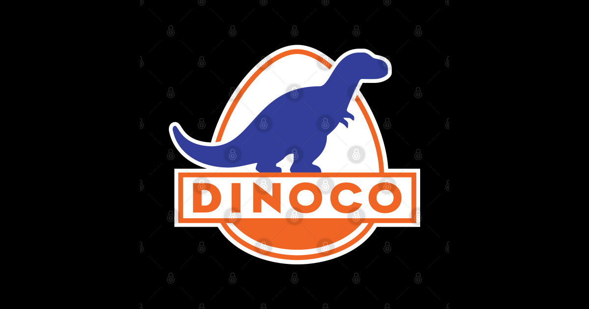 Dinoco (Cars) - Dinoco - Sticker | TeePublic