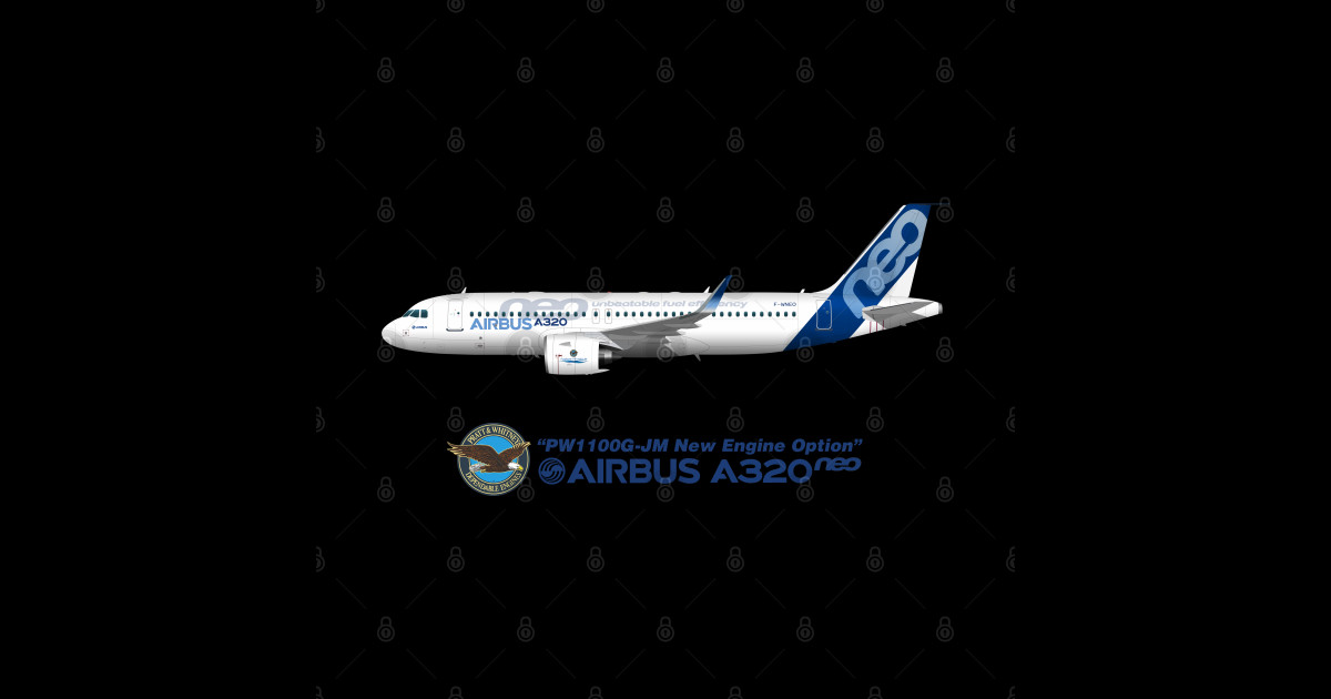 Illustration of Airbus A320 NEO F-WNEO - Airbus A320 Neo Airplane ...