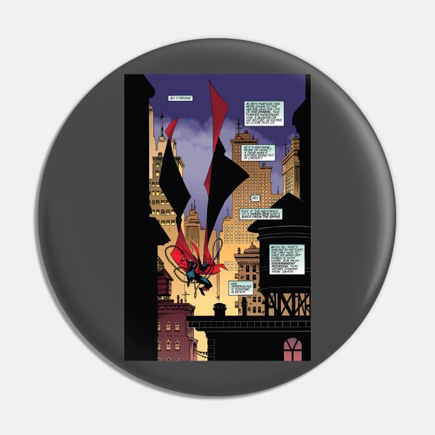 Spawn Comic Panel - Spawn - Pin | TeePublic