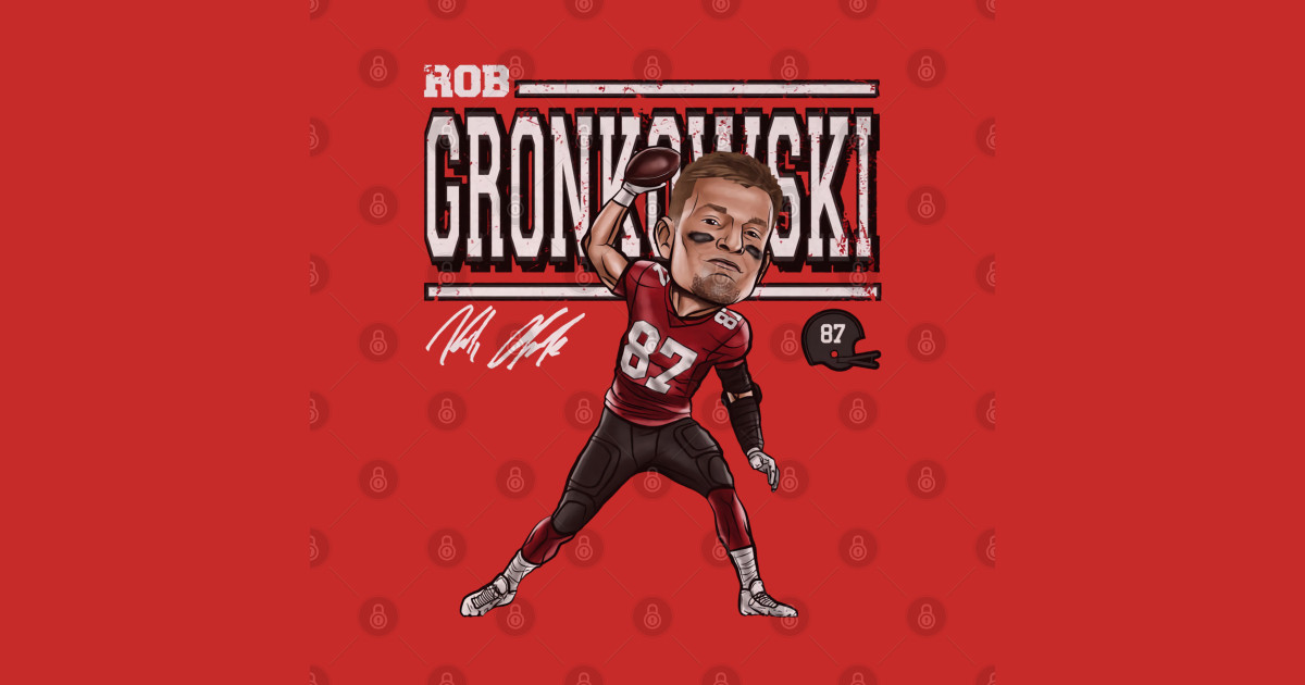 Rob Gronkowski Tamba Bay Cartoon - Rob Gronkowski - T-Shirt | TeePublic