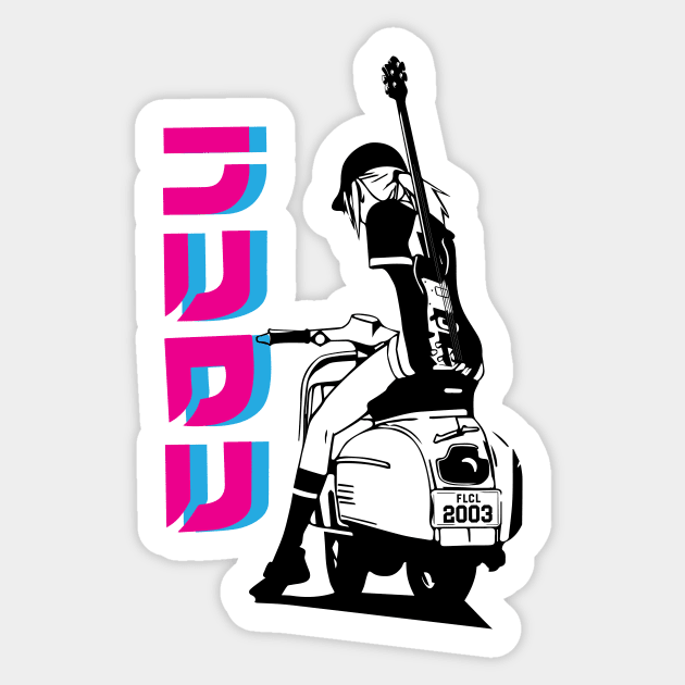 FLCL - Haruko Neon - Flcl - Sticker | TeePublic