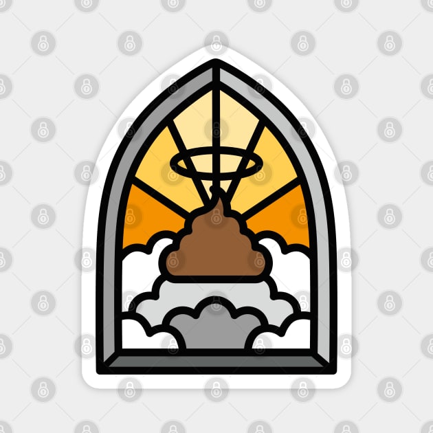 Holy Shit stained glass Church poop Holy crap poo funny Jesus - Funny ...