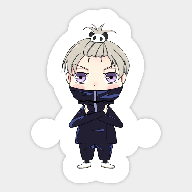 Inumaki Senpai Chibi Design. - Jujutsu Kaisen - Sticker | TeePublic
