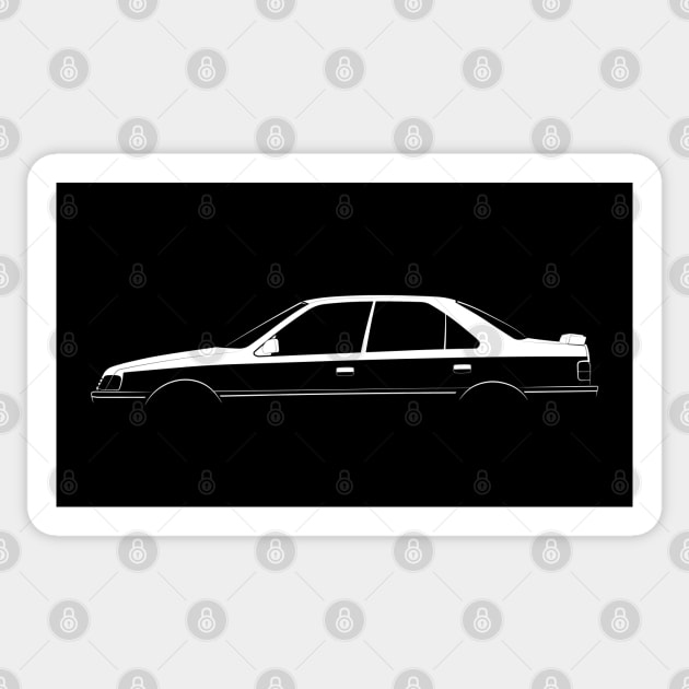 Peugeot 405 Mi16 Silhouette - Peugeot 405 - Sticker | TeePublic