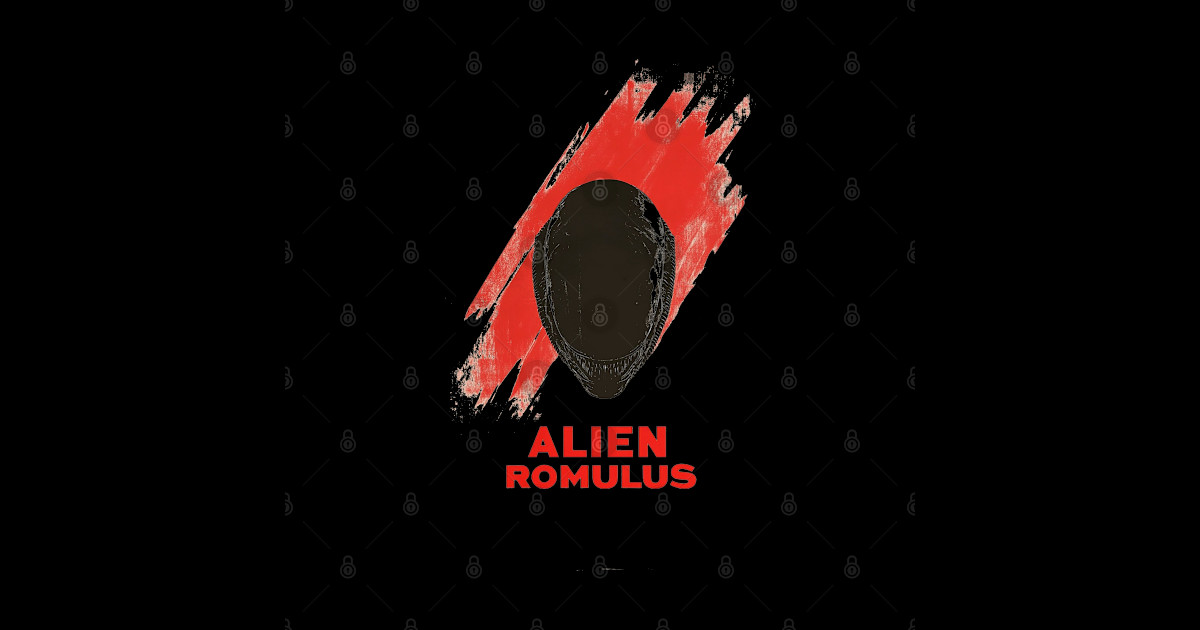 Alien Romulus: Minimalist Sci-Fi Horror Art - Alien - Sticker | TeePublic