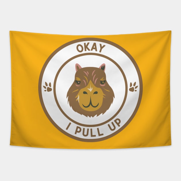 The Capybara - Capybara - Tapestry | TeePublic